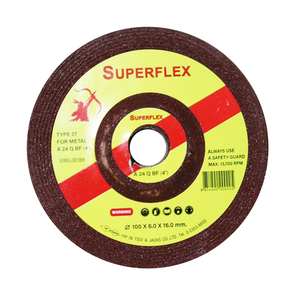 แผ่นเจีย 4" SUPERFLEX PLUS (รุ่นหนา) กาฬสินธุ์ - เครื่องมือช่าง ฮาร์ดแวร์